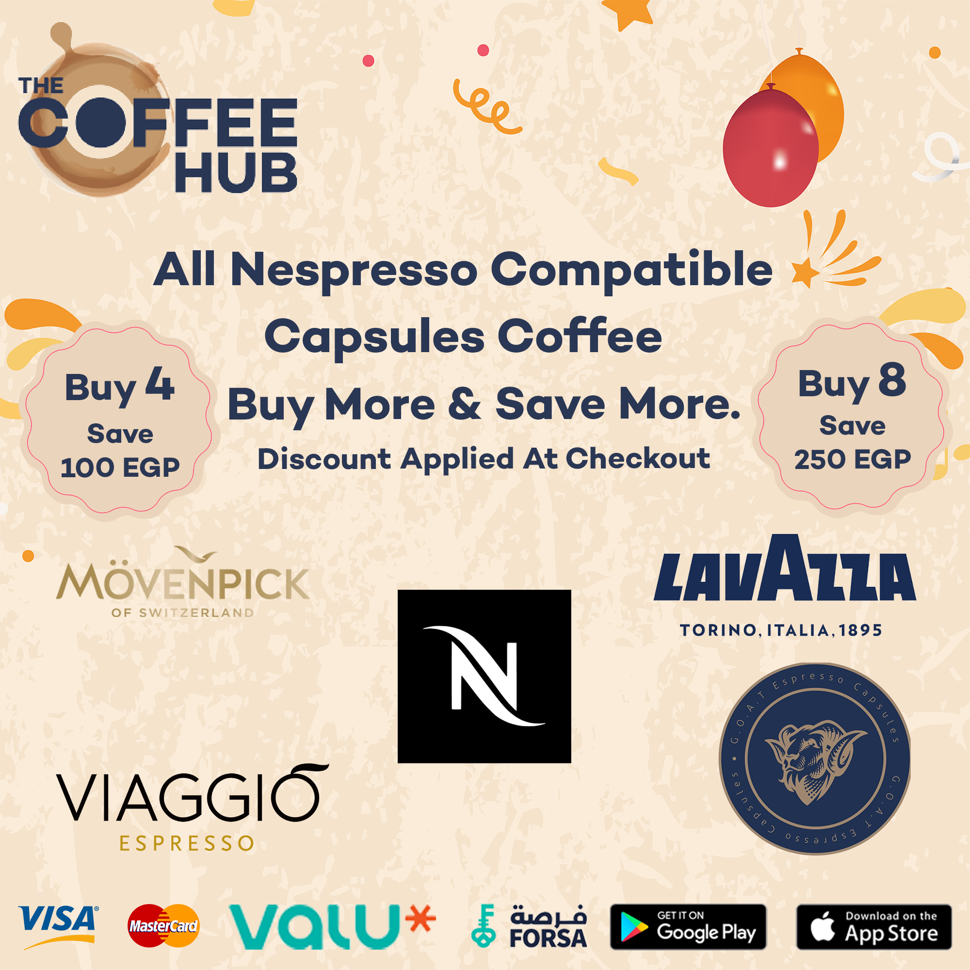 Nespresso Compatible Capsules – The Coffee Hub