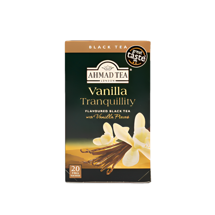 Ahmad Tea Vanilla Tranquility Black Tea -20 Foil – The Coffee Hub