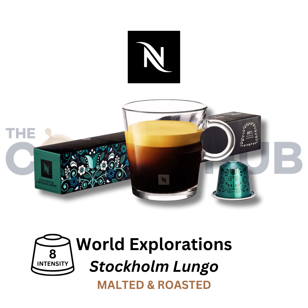 Nespresso Stockholm Fortissio Lungo -10 Capsules – The Coffee Hub