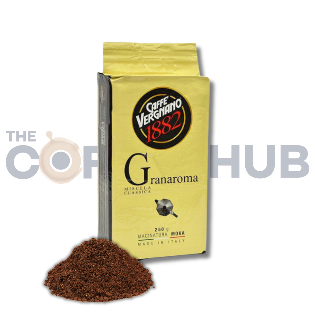 Caffè Vergnano Granaroma ground -250 gm – The Coffee Hub