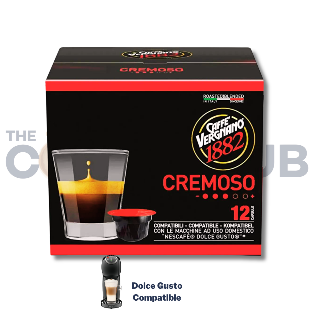 Caffè Vergnano Dolce Gusto Compatible Cremoso- 12 Capsules – The Coffee Hub