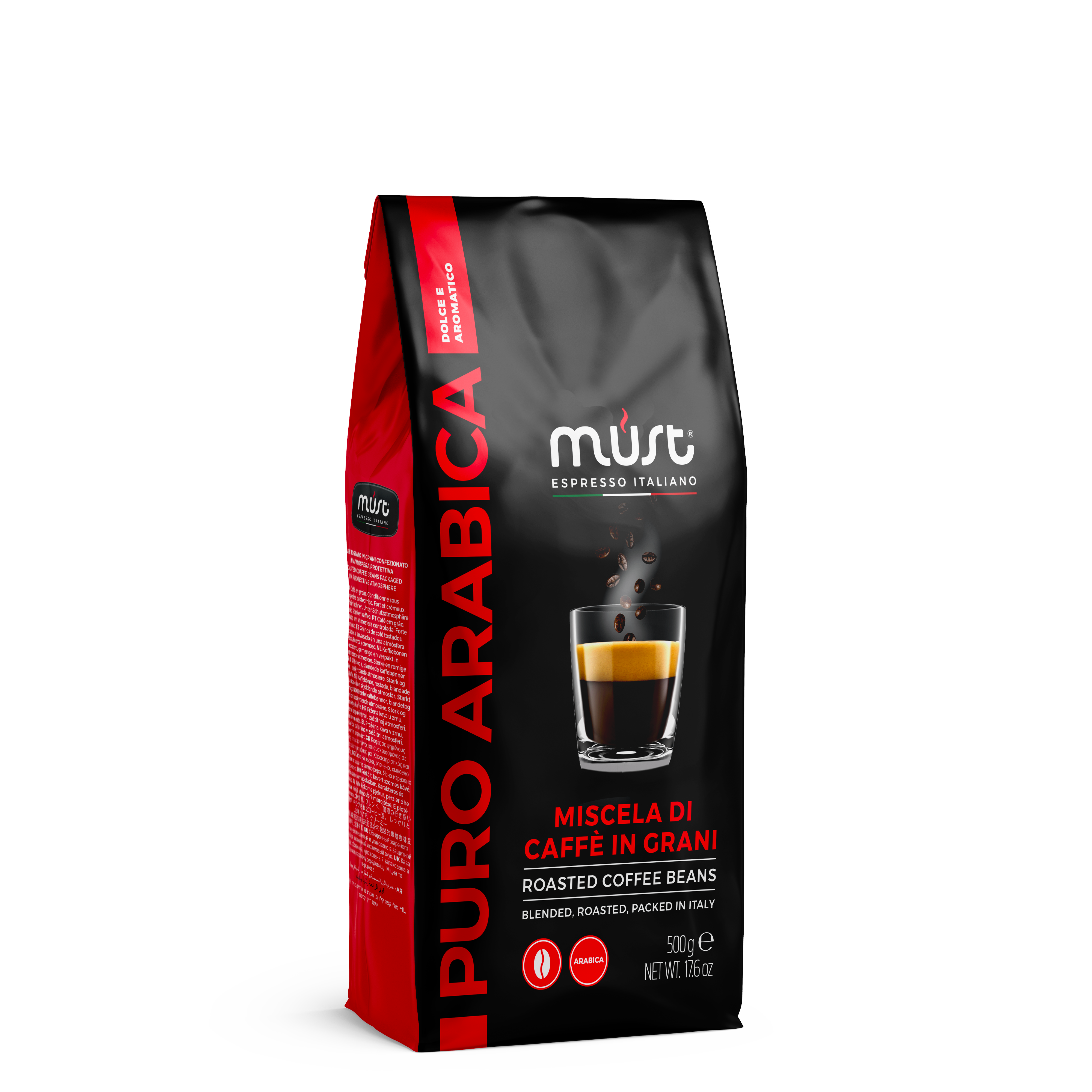 MUST Roasted Coffee Beans Puro Arabica - 500 gm – The Coffee Hub