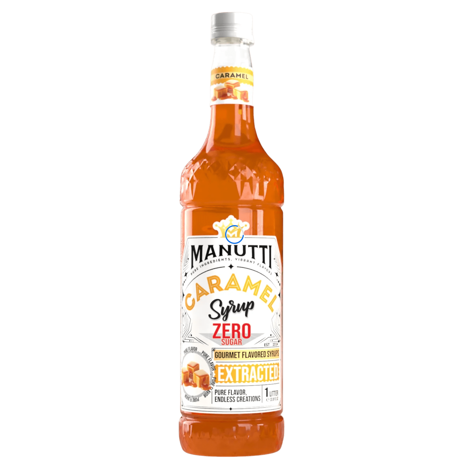 Manutti Caramel Zero Sugar - 1 L | Manutti – The Coffee Hub