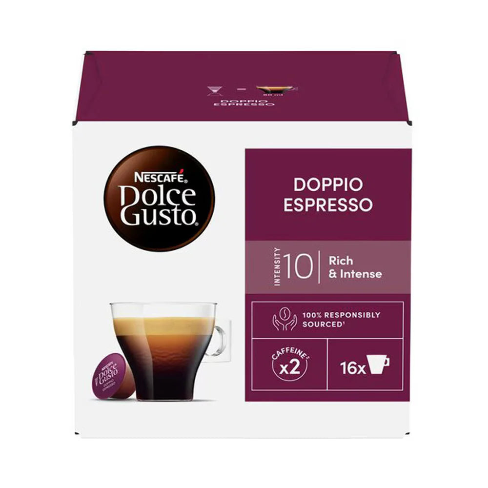 Nescafe Dolce Gusto Doppio Espresso -16 Capsules | Dolce Gusto Capsule ...